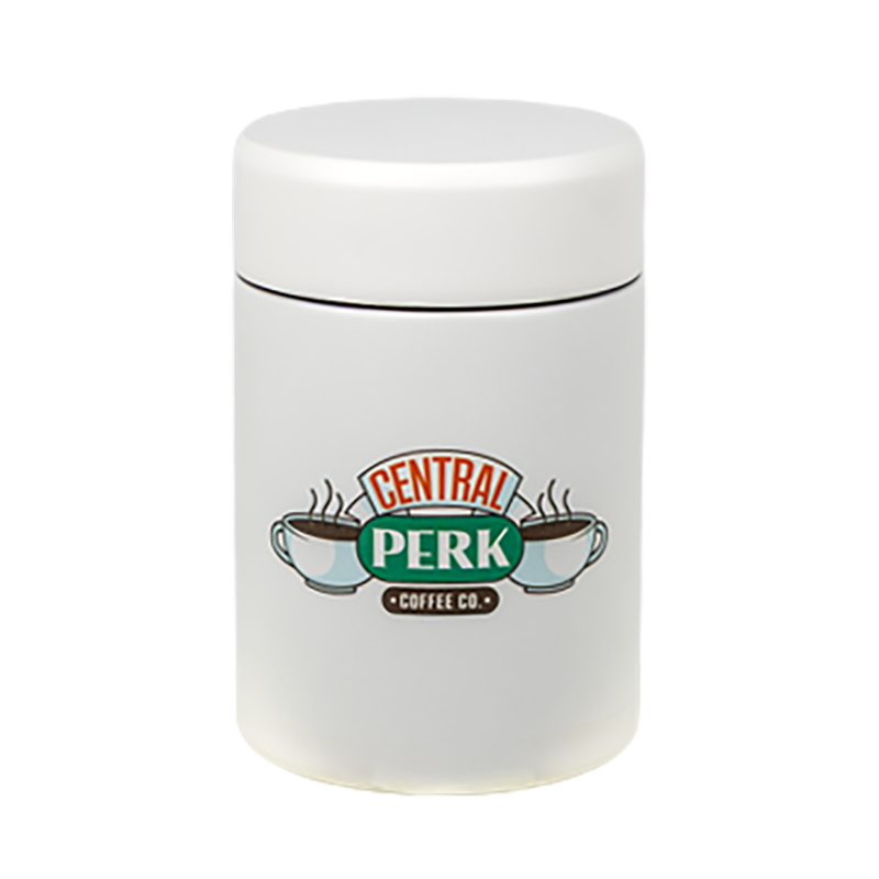 Keep Coffee Super Fresh with this Central Perk White Coffee Canister ...