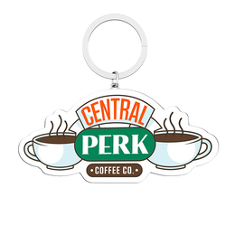 Central Perk Signature Metal Keychain - Iconic & Long-Lasting